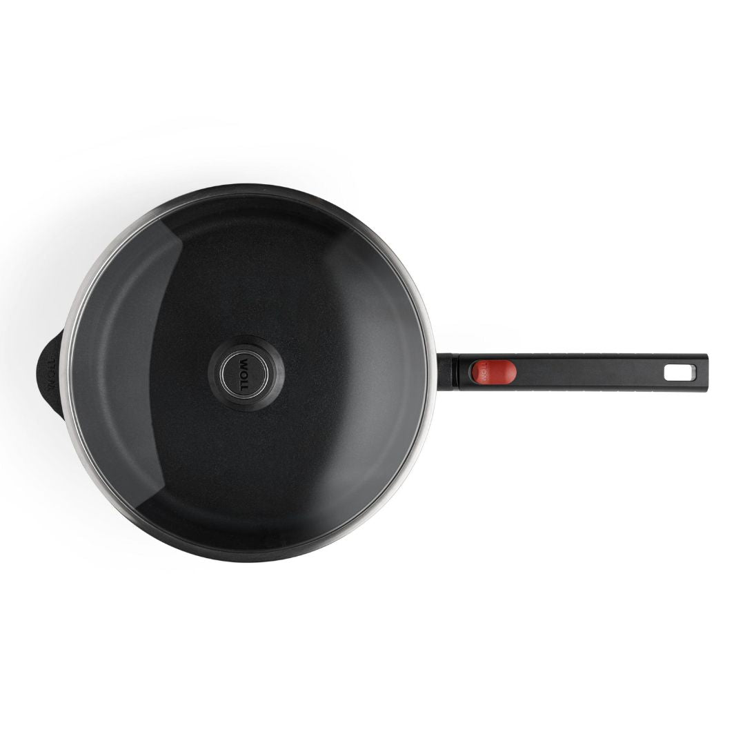 Sauté Pan Set | Safety Glass Lid | Eco Logic QXR | Woll Cookware – Woll ...